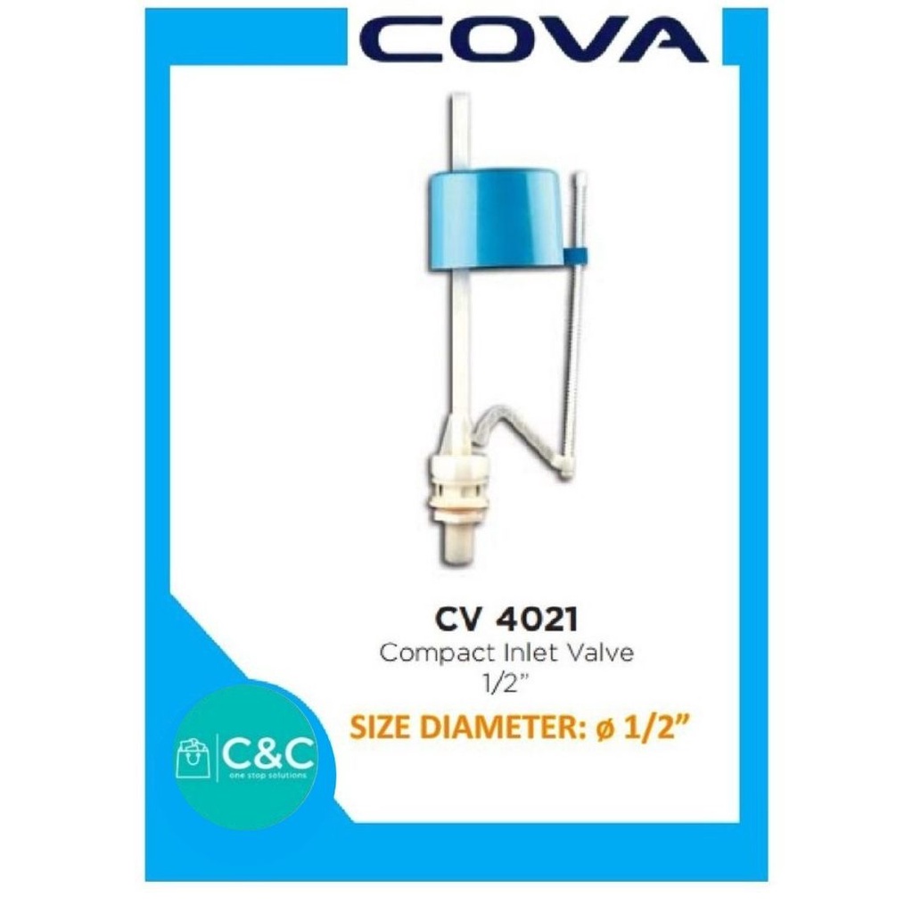 Blue/Green Adjustable Compact Bottom Inlet Valve Toilet Cistern ...