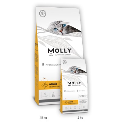 Molly Super Premium Cat Food - Adult Kitten Repack 1kg / Araton® Salmon ...