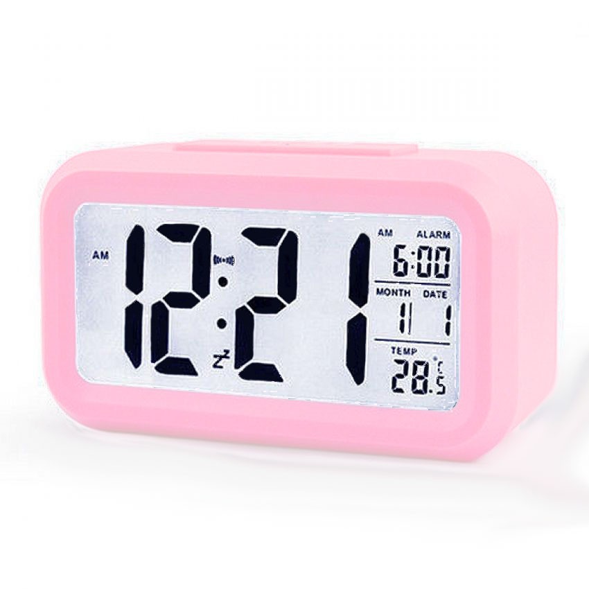 Alatstar Digital Smart Temperature Snooze Alarm Student LCD Mute ...