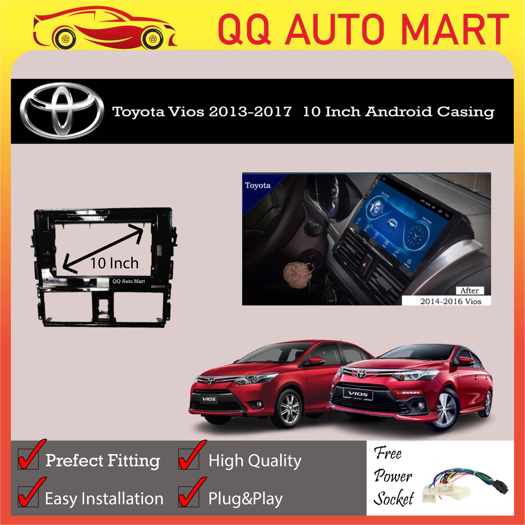 Toyota Vios 2013-2018 Android Player Casing (10 inch) | Shopee Malaysia