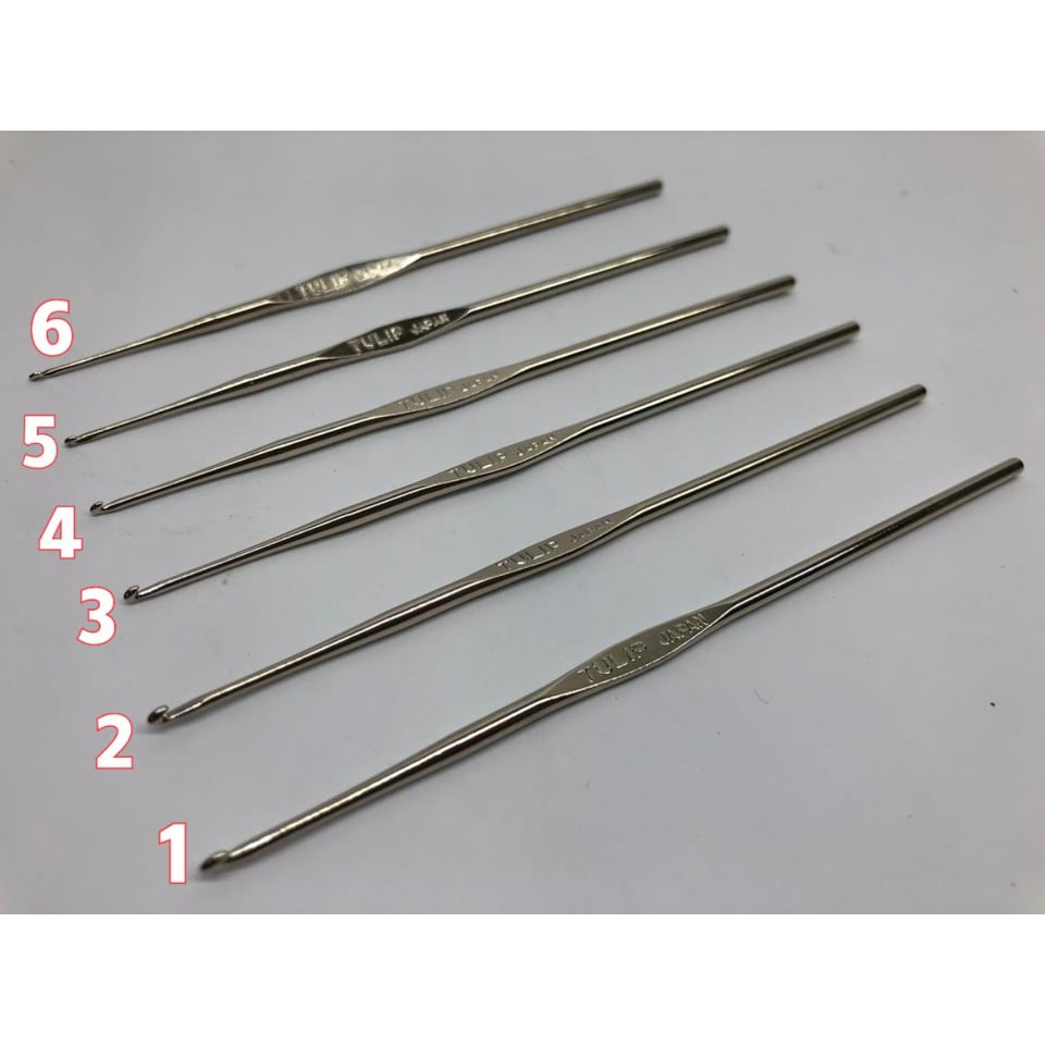 Jarum Kait Tulip THE TULIP Crochet Hooks (Size available 1 to 12 ...