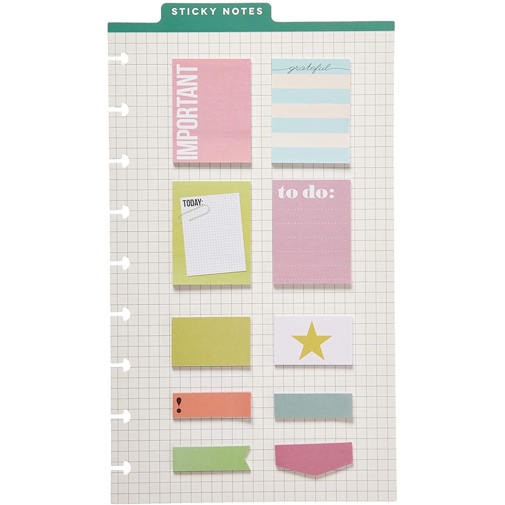 MAMBI Happy Planner Create 365 Sticky Note STICKERS 12/Pkg - Important ...
