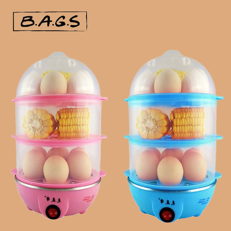 TheBags Three-layer Egg Cooker Egg Machine Automatic Power Off Steamed ...