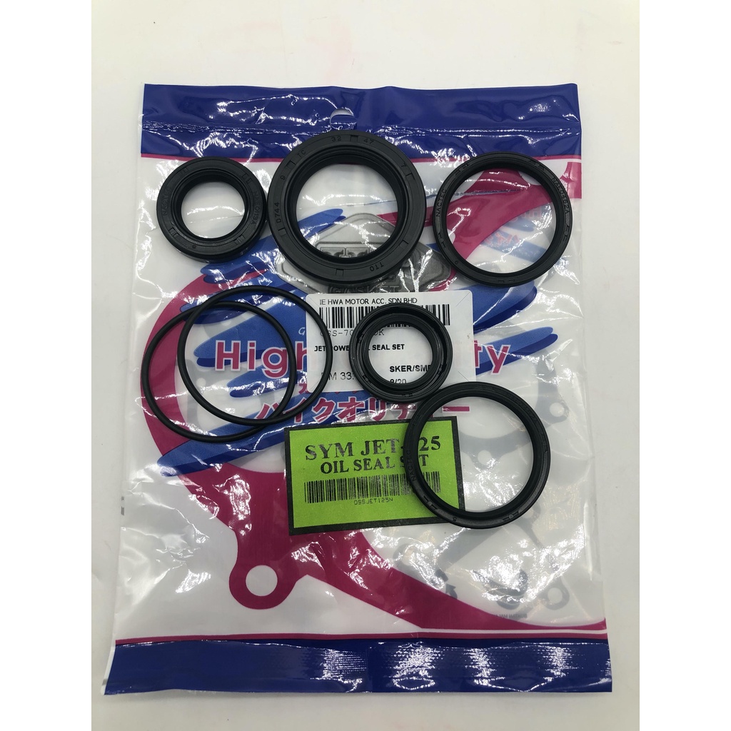 SYM JET POWET JET POWER 125 OIL SEAL COMPLETE SET ENGINE OIL SEAL SET ...
