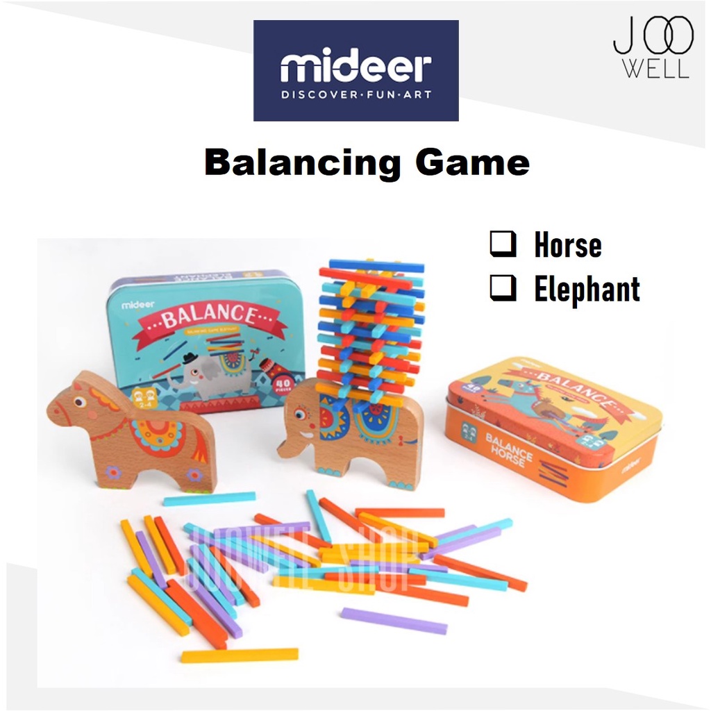 Mideer Balancing Game - Horse / Elephant (2-4 Players) | Shopee Malaysia