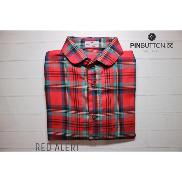 Tartan Flannel Shirt - RED ALERT | Shopee Malaysia