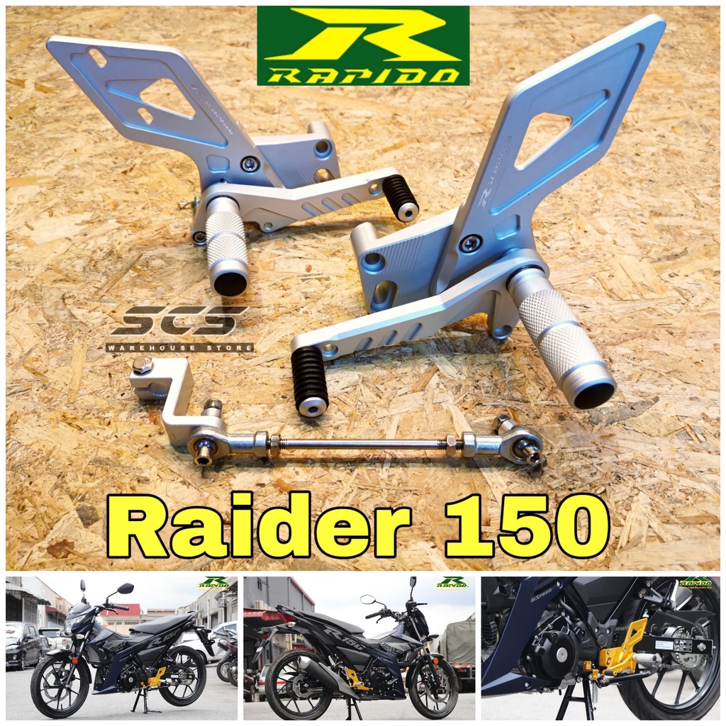 Rapido Racing Footrest Raider 150 Suzuki Tapak Kaki Single Racing ...