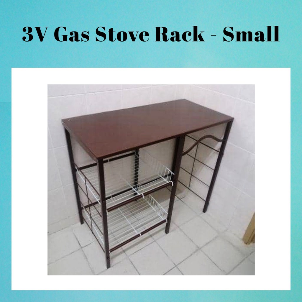 3V Gas Stove Metal Kitchen Rack / Kitchen Rack/ Stove Rack/ Rak Dapur ...