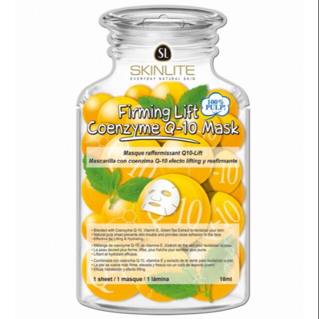 Skinlite Firming Lift Coenzyme Q10 Mask (5pcs) | Shopee Malaysia