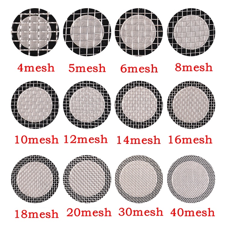 6-500 Mesh 304 Stainless Steel Woven Wire Mesh Kitchen Strainers Filter ...