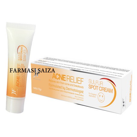 JF Skin Solution Acne Relief Sulfur Spot Cream 10g | Shopee Malaysia