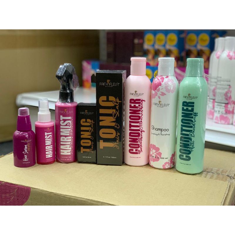 FAITH FLEUR SHAMPOO, TONIC CONDITIONER DANDRUFF CONDITIONAL HAIR MIST ...