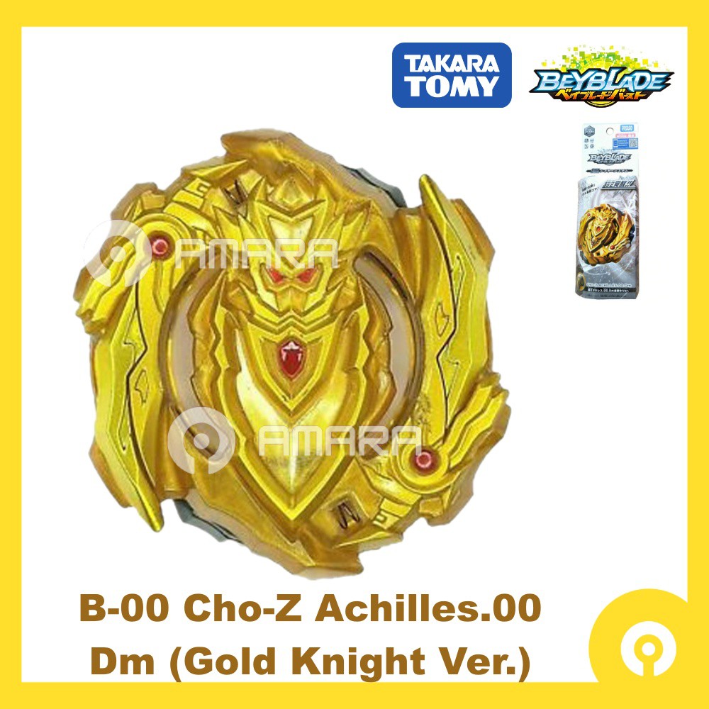 Takara Tomy Beyblade Burst B-00 Cho-Z Achilles.00.Dm (Gold Knight Ver ...