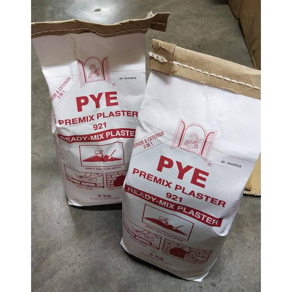 ( 3 kg+- ) PYE Premix Plaster 921 Ready Mixed Plaster / Plaster cement ...
