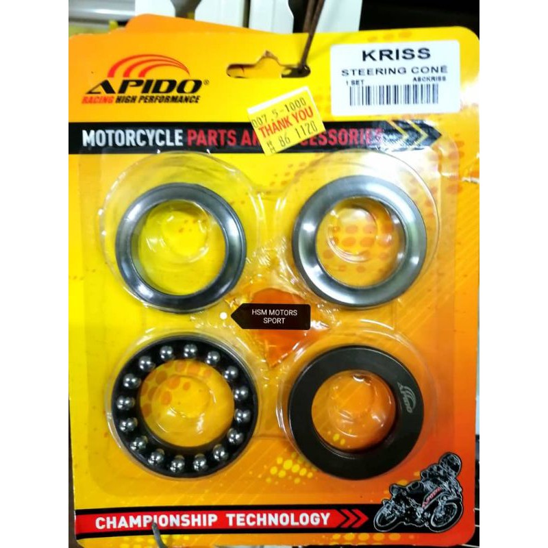STEERING CONE KRISS/TXR150/E-BONUS/SPORT BONUS/SYMVF3I/EVO Z | Shopee ...