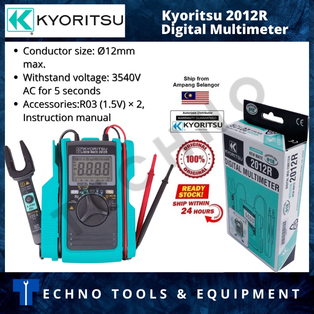 Ready Stock!! KYORITSU KE 2012R Digital Multimeter | Shopee Malaysia
