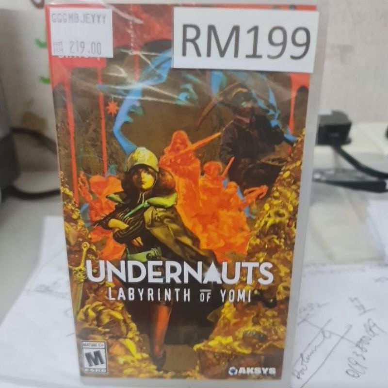 nintendo switch undernauts labyrinth of yomi English us new and sealed ...