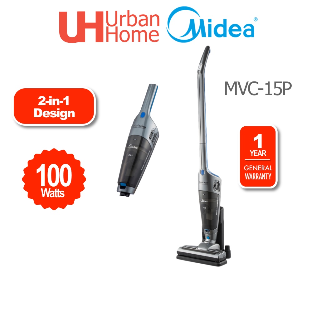 Midea 2 in 1 Cordless Cyclonic Hand-Stick Vacuum Cleaner MVC-15P ...