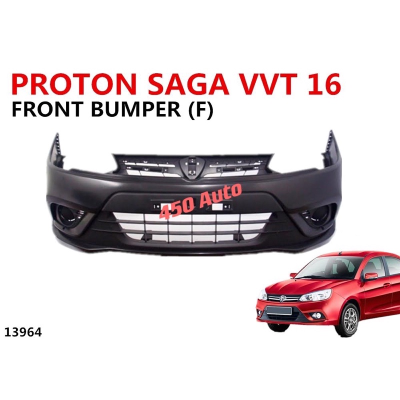 PROTON SAGA VVT 16 (16-19) FRONT BUMPER | Shopee Malaysia