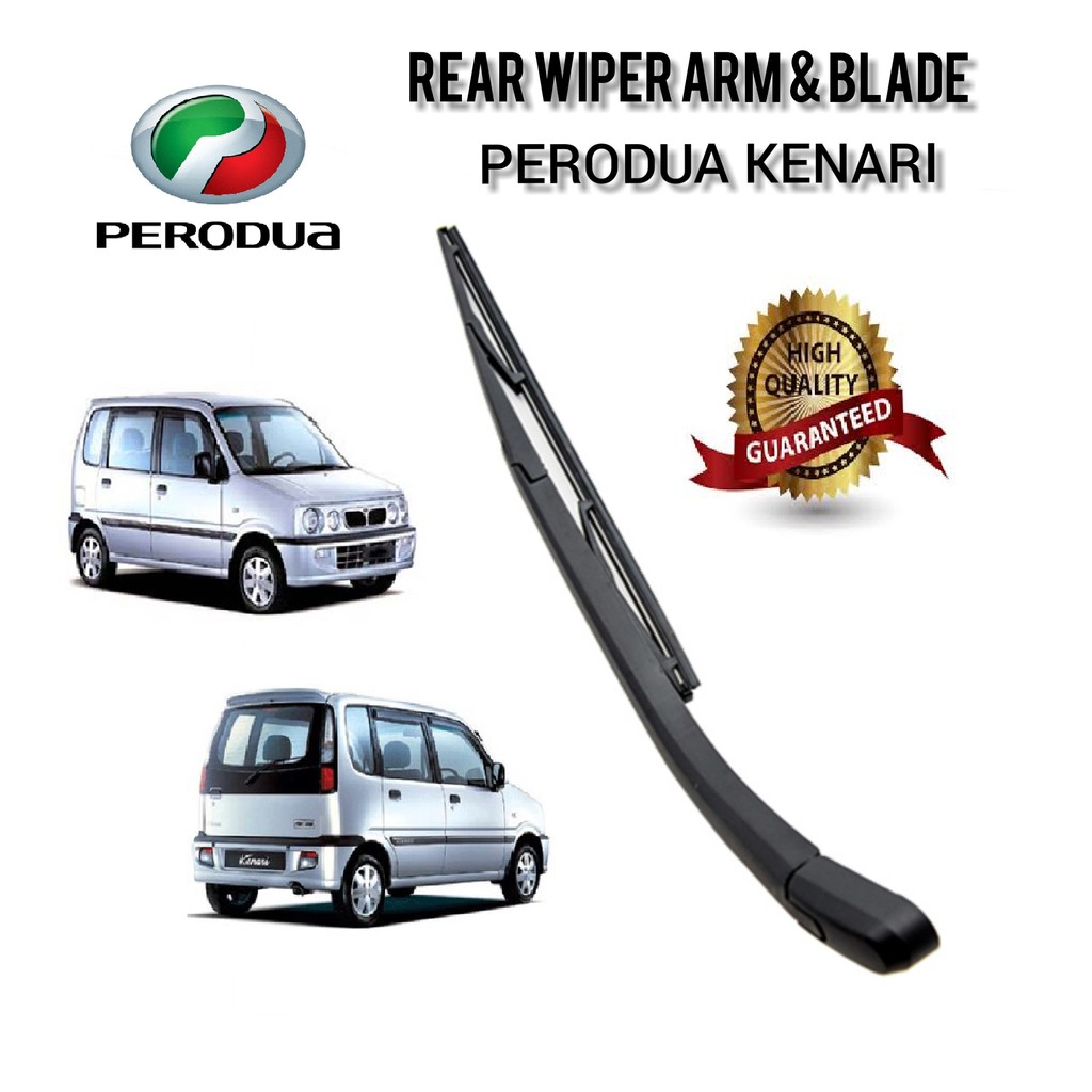Perodua Kenari Rear Wiper Arm And Wiper Blade | Shopee Malaysia