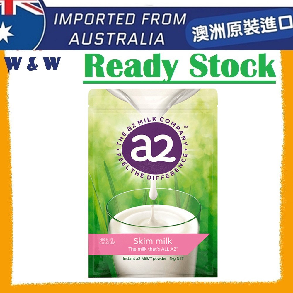 [NZ Import EXP: 12/2025] A2 Skim Milk Powder Low Fat ( 1kg ) ( Made in ...