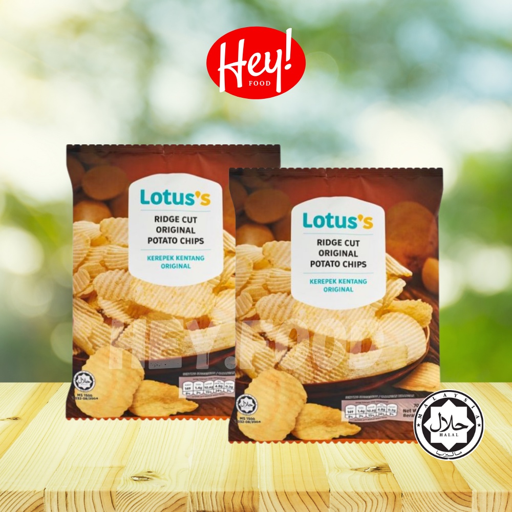 LOTUS'S Potato Chips (55g - 60g) Original/ BBQ/ Tom Yum/ Tomato/ Hot ...