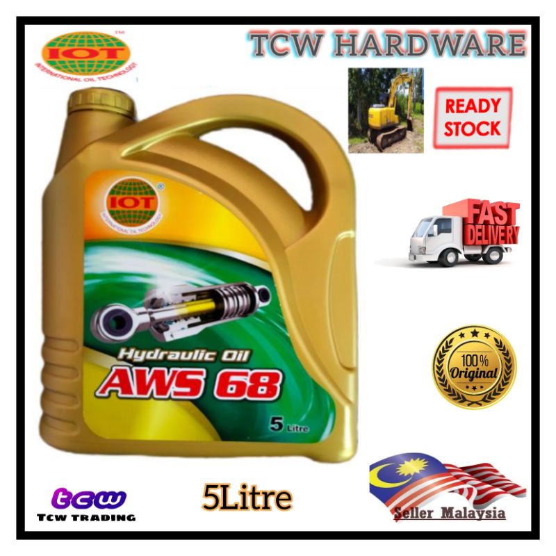 5L IOT AWS 68 Hydraulic Oil / 5L IOT AWS68 Hydraulic Oil / 5L Hydraulic ...