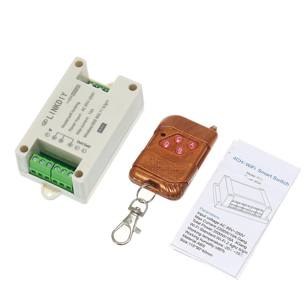Universal Wireless Remote Control Switch Module with 433Mhz controller ...