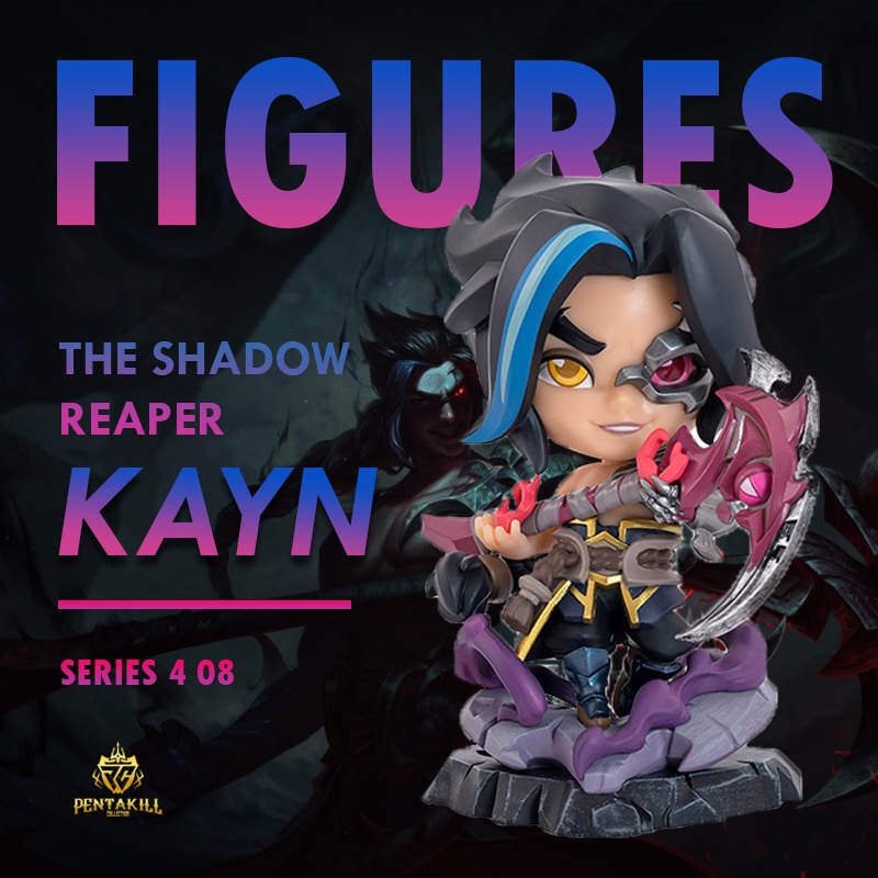 (Ready Stock) Kayn Figure Series 4 League Of Legends Wild Rift LOL ...