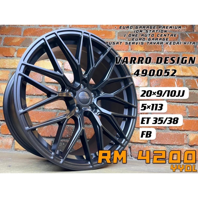 VARRO DESIGN WHEELS 20INC MERCEDES S CLASS W222 W221 VELLFIRE ALPHARD ACCORD HARRIER CX5 CRV ...