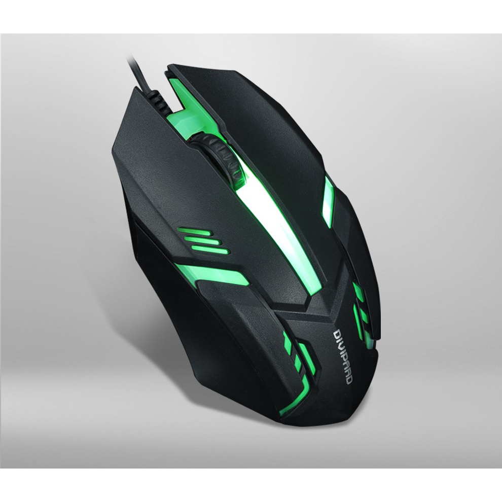 20 Office Wired Colorful glowing LED Light Mouse For Notebook Desktop ...