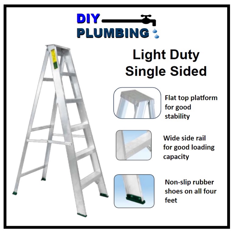 Tangga Lipat 6 Langkah Satu Sisi 6 Steps Single Sided Light Duty ...