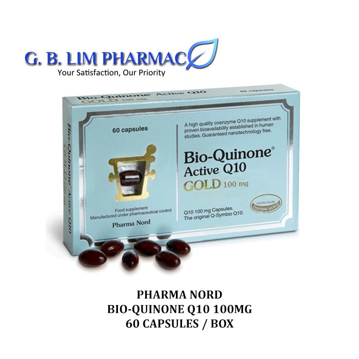 Bio-Quinone Q10 GOLD ubiquinone 100MG 60 CAPSULES ONE BOX(EXP: 31-MAY ...