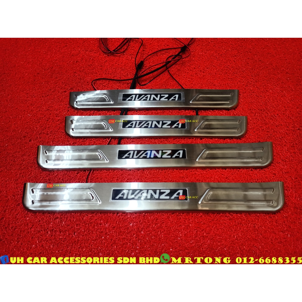 Toyota Avanza 2003-2018 Side Sill Plate LED Door Step (READY STOCK ...