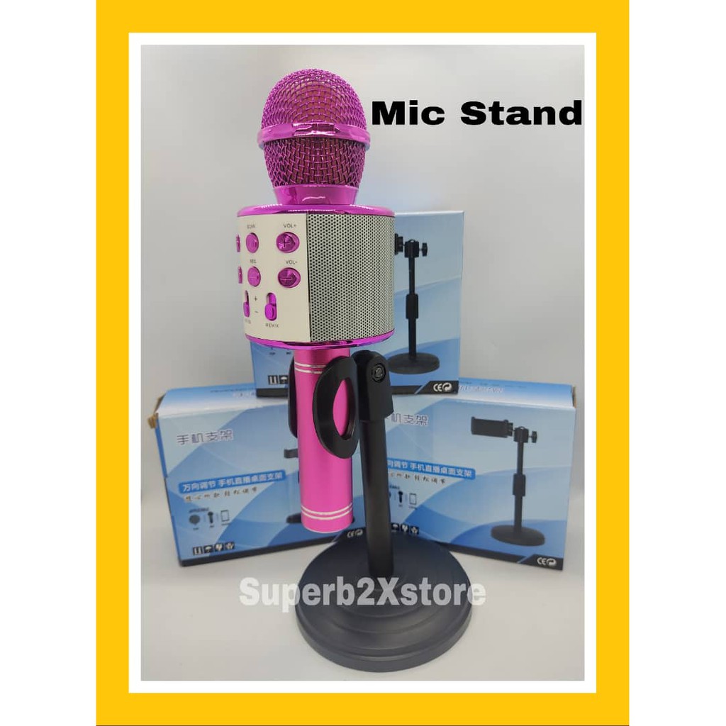 Microphone Stand Short Mic Stand Q7 Q9 WS-858 | Shopee Malaysia