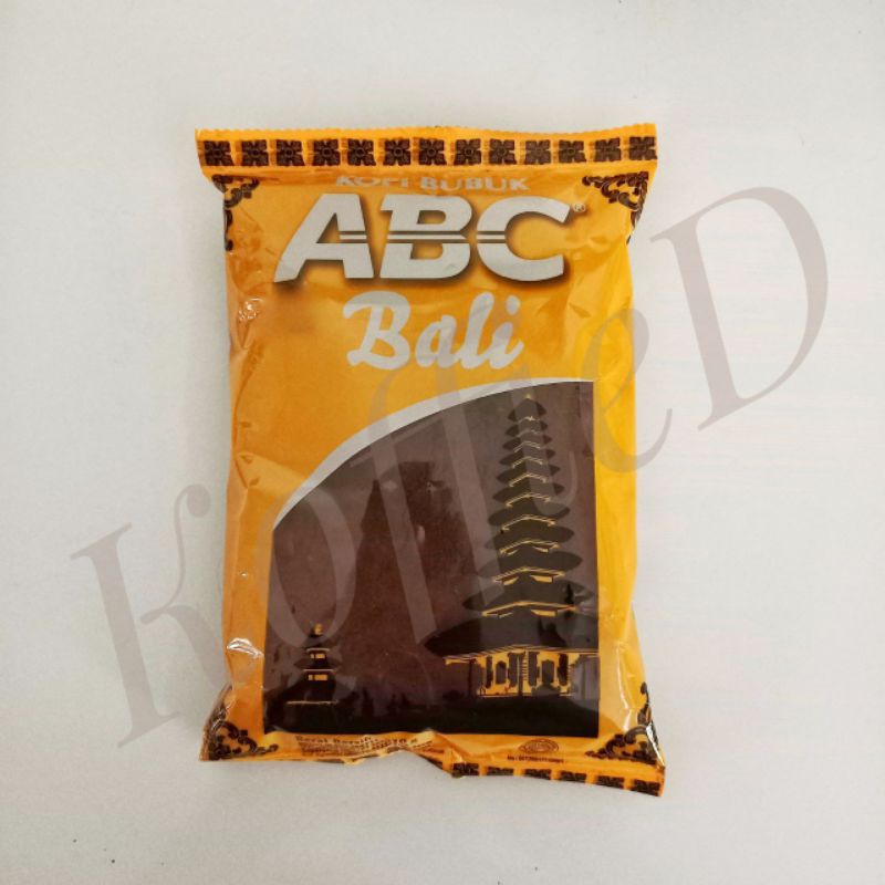 HITAM ABC BALI Tubruk Coffee Black Coffee Ground Coffee 210g | Shopee ...