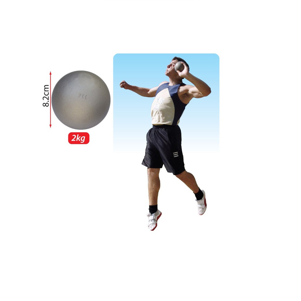 Athletics Cast Iron Shot Put Ball(Bola Besi Lontar Peluru) 2KG | Shopee ...