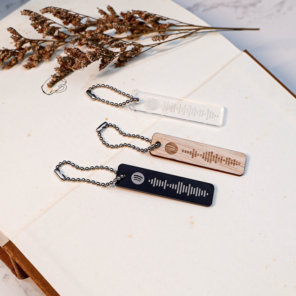 Customized Spotify Code Scannable Keychain | Unique Gift | Acrylic or ...