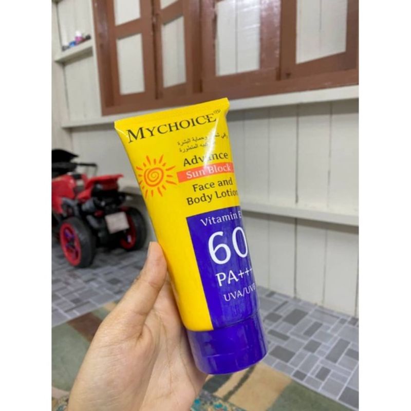 🌻My Choice Face And Body Sunblock SPF 60 PA+++🌻 | Shopee Malaysia