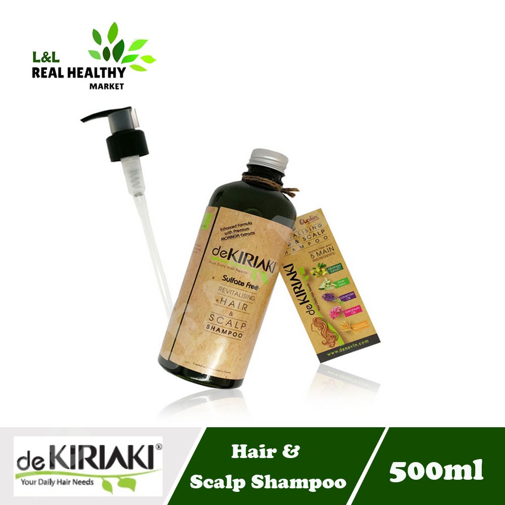 Dekiriaki Hair & Scalp Shampoo (500ml) - Revitalising Hair & Scalp ...
