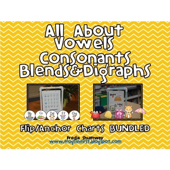 269- Phonic Vowels and Consonants- Blends & Digraphs Anchor Chart ...