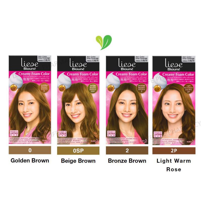 NEW Japanese Liese Blaune Creamy Bubble Foam Color (For Gray Hair ...