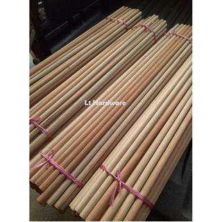 4 Kaki 48 inci Kayu Batang Penyapu Kayu Mop Bendera Kayu Bulat Skru 4ft ...