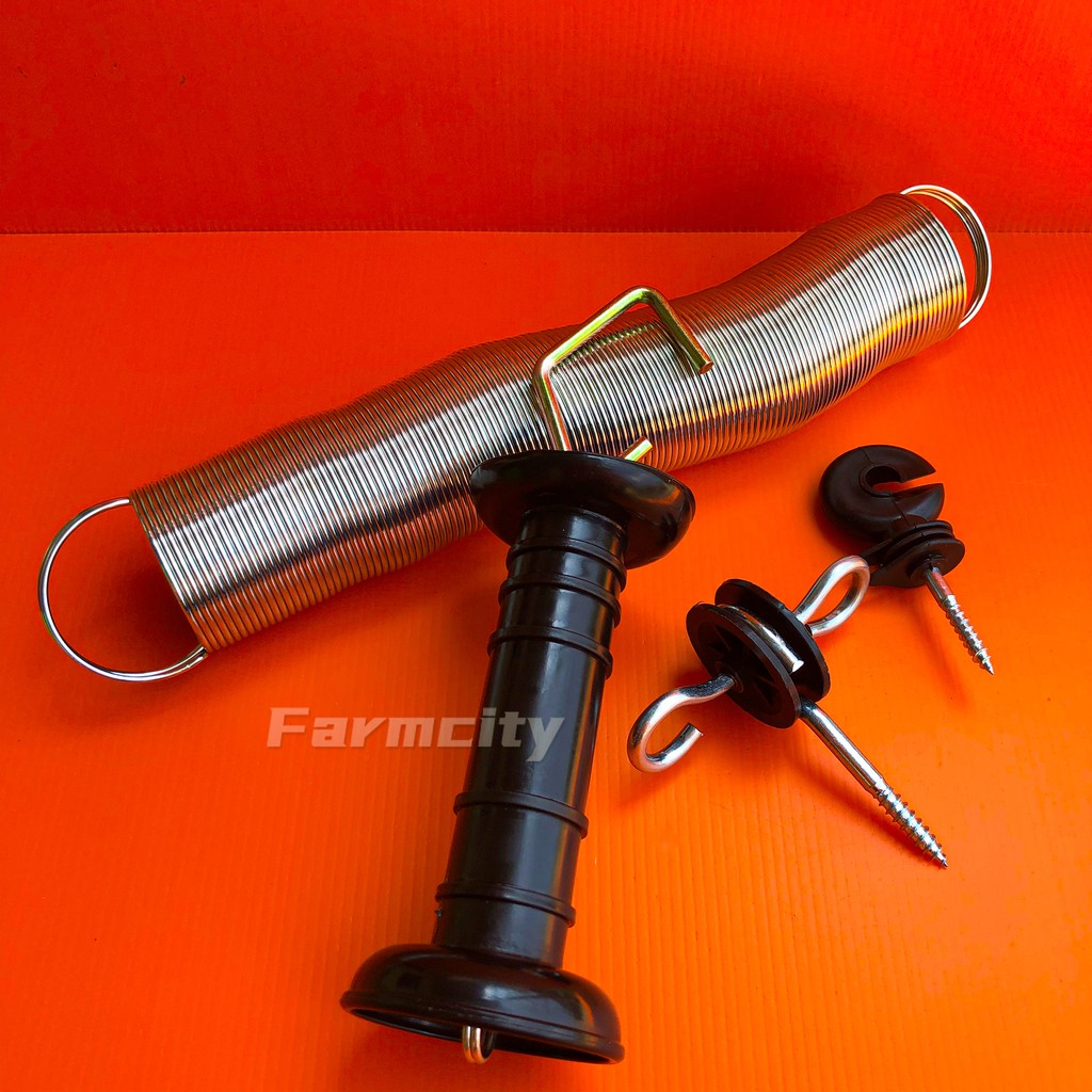 High Quality 5 Meter Electric Fence Polywire Spring Gate Set Pagar ...