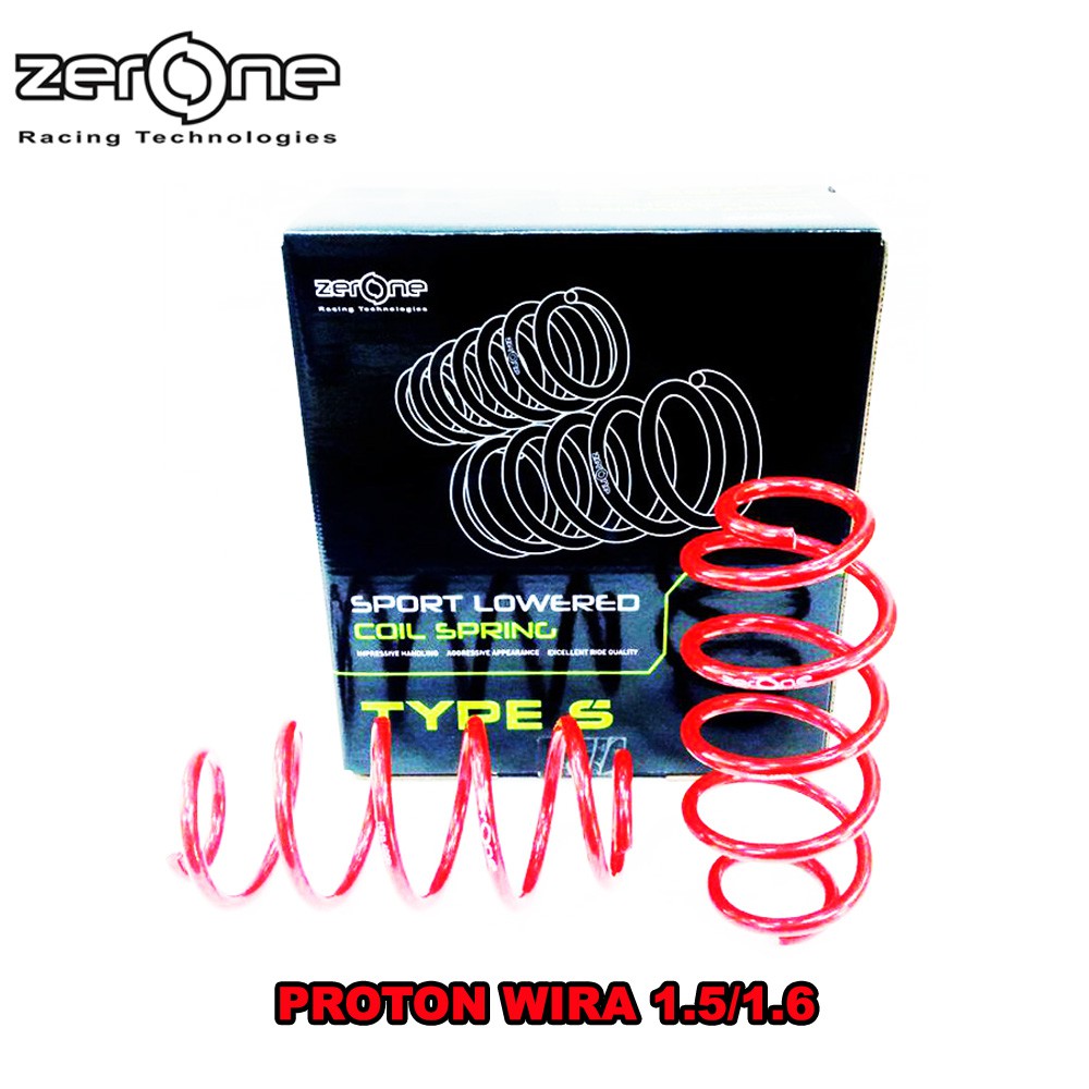 PROTON WIRA 1.3/1.5 -ZERONE TYPE S SPORT SPRING | Shopee Malaysia