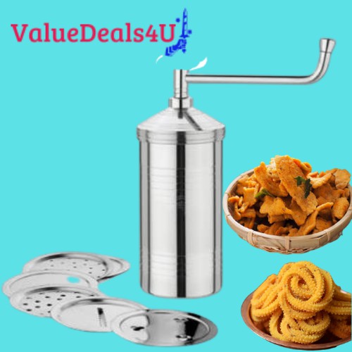 Muruku Maker Stainless Steel Sev Sancha Noodle Extruder Spaghetti ...