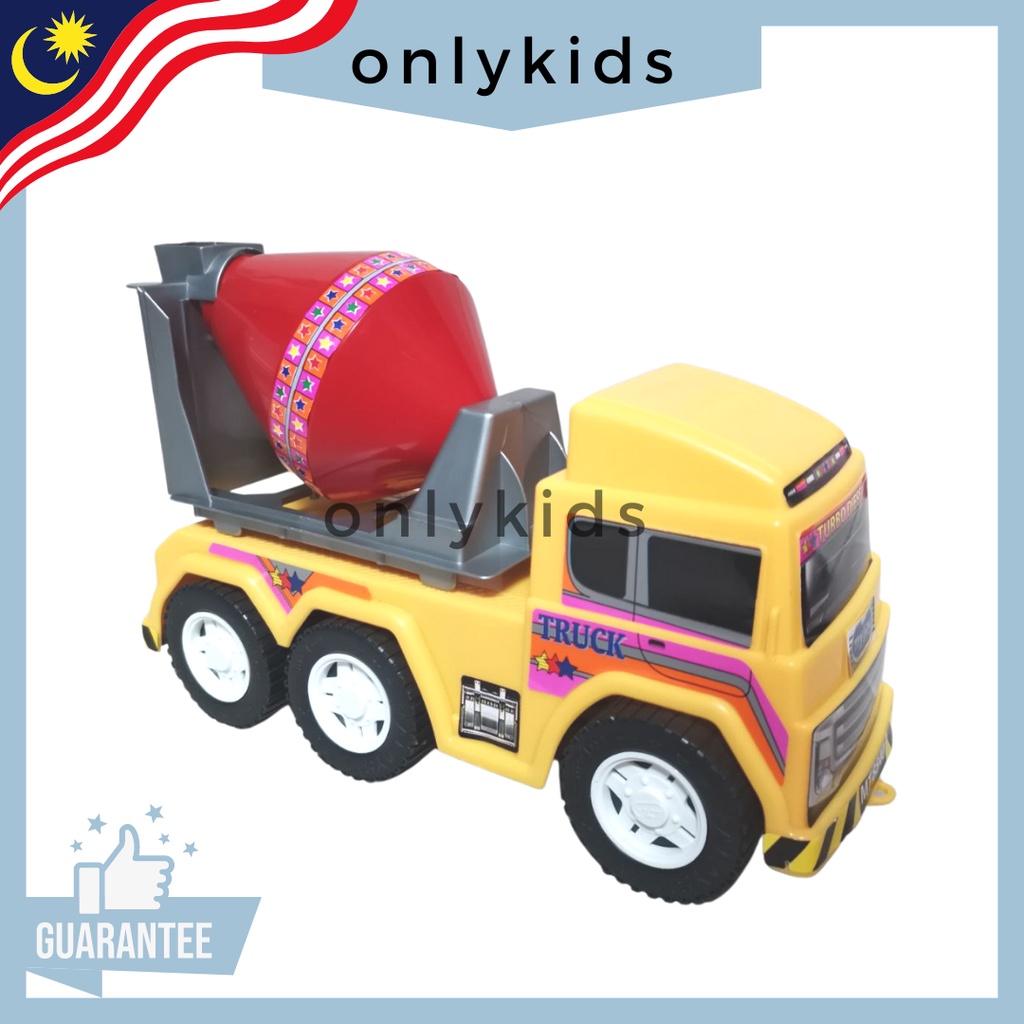 Children Tow Cement Truck Construction Lorry Truck for kids Lori Mainan ...