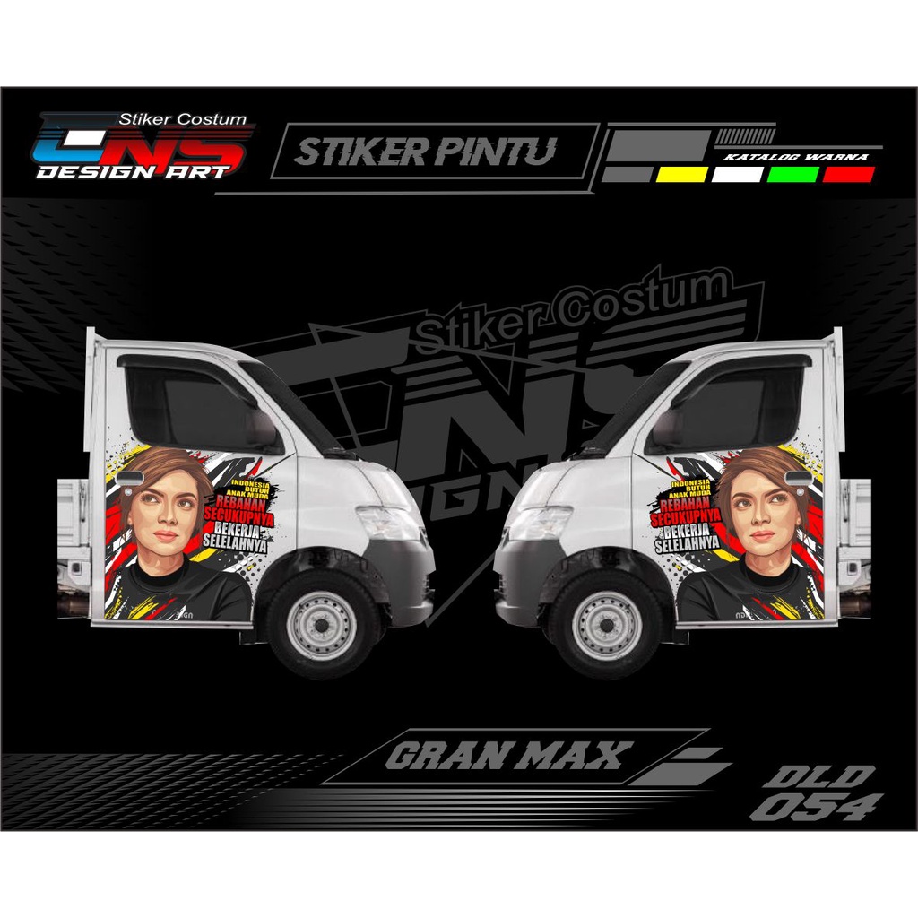 Daihatsu Gran Max Granmax Pick Up Car Door Sticker Sticker Print ...