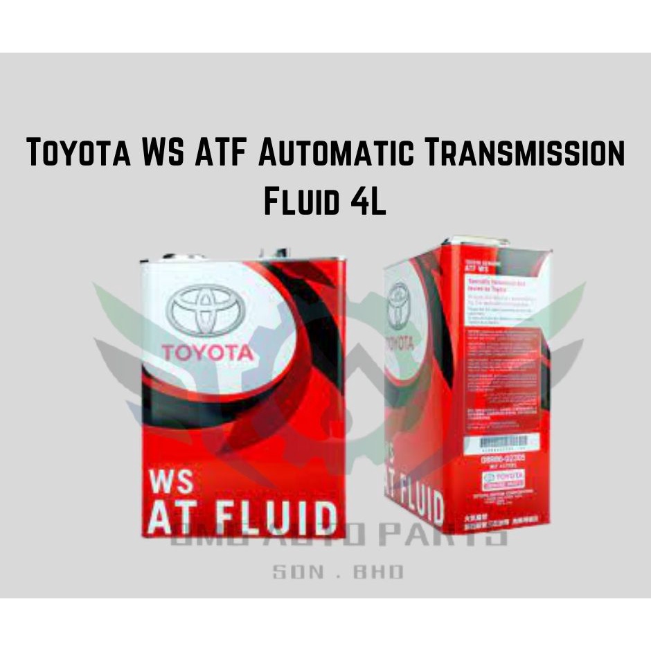 【Original】Toyota WS ATF Automatic Transmission Fluid 4L | Shopee Malaysia
