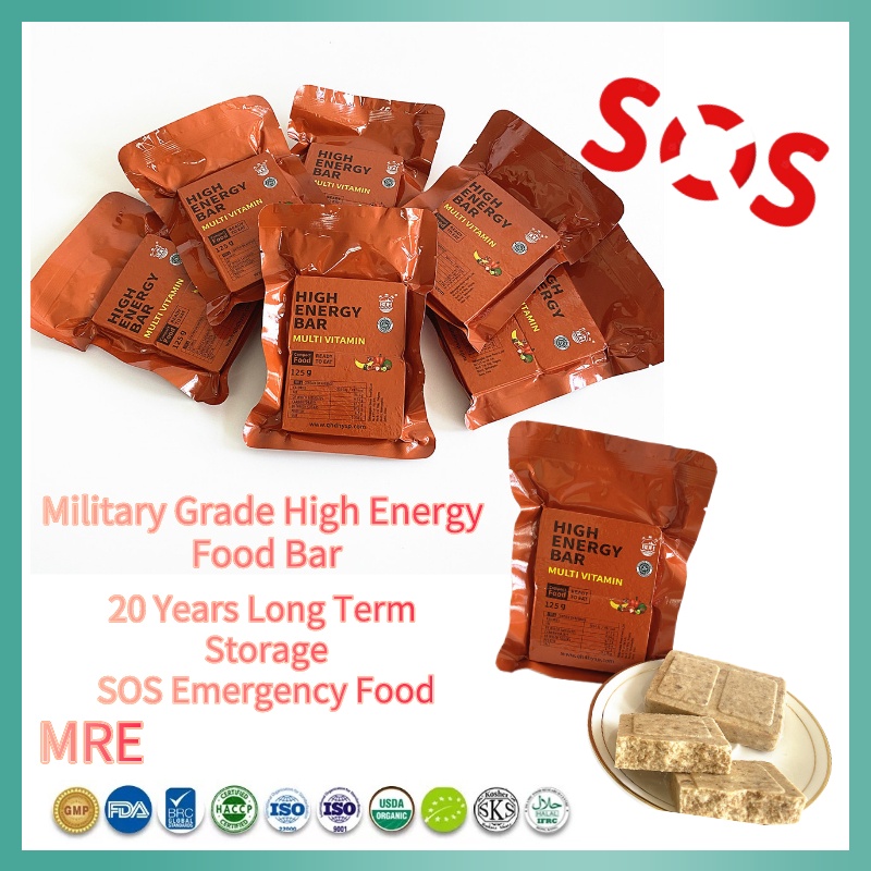 【EM138】Multi-V Flavor MRE HaIaI Long Self Life Emergency Energy Food ...